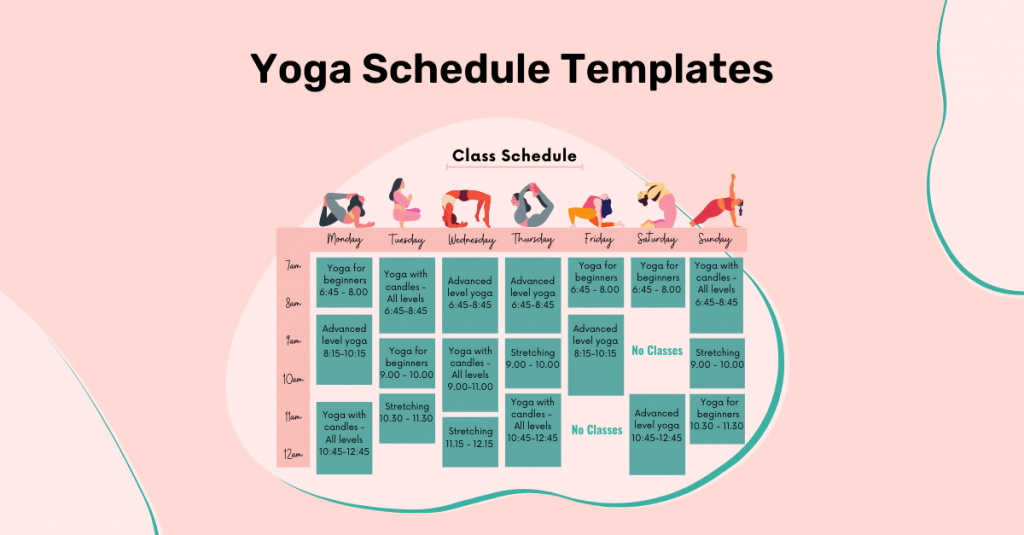 Create A Yoga Schedule Plan Your Yoga Classes Like A Pro Free 