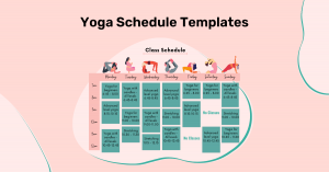 Create a Yoga Schedule: Plan Your Yoga Classes Like a Pro [Free ...