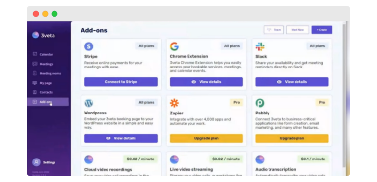 How to Receive Payments for Meetings with 3veta and Stripe | 3veta