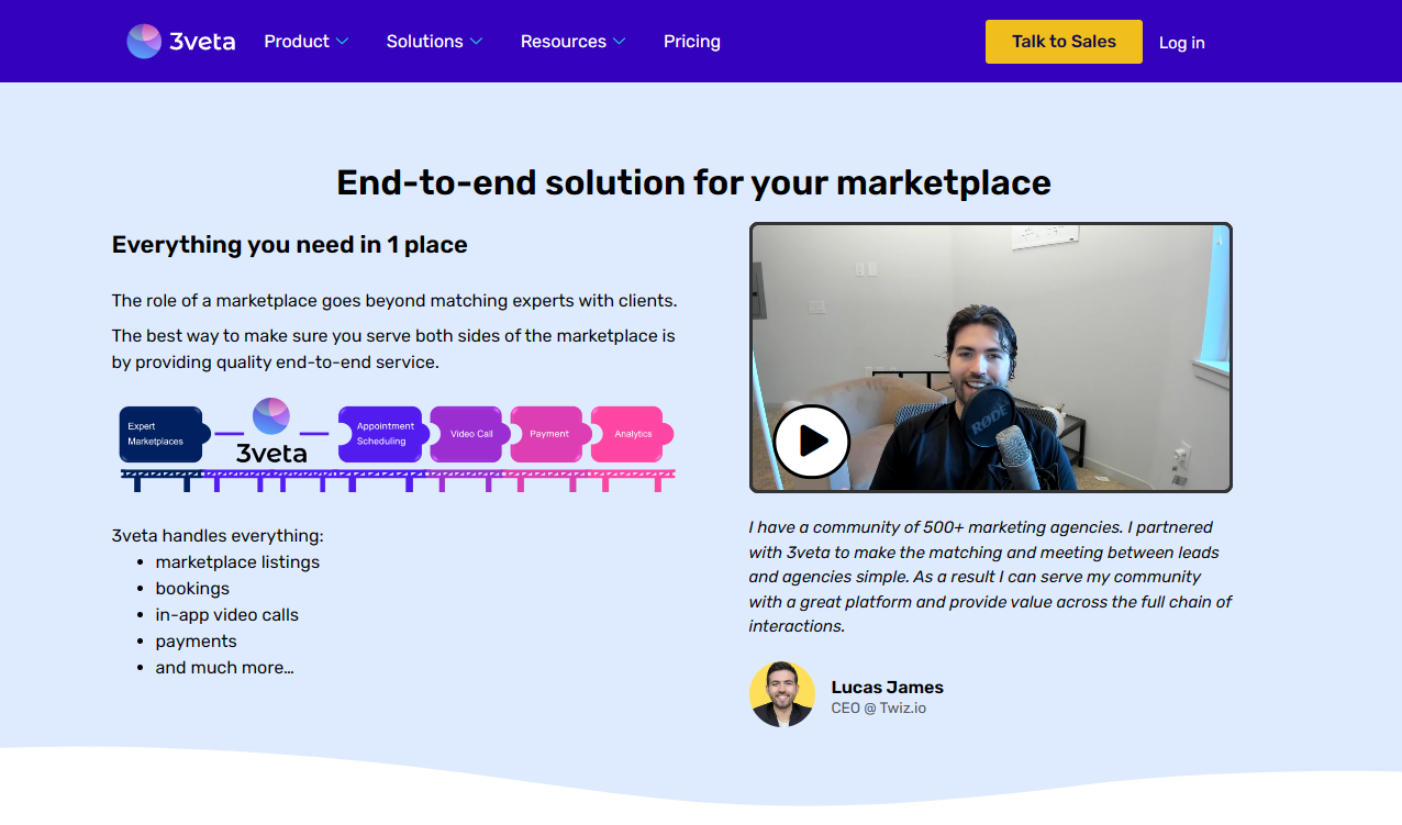 How to Build a Professional Services Marketplace | 3veta